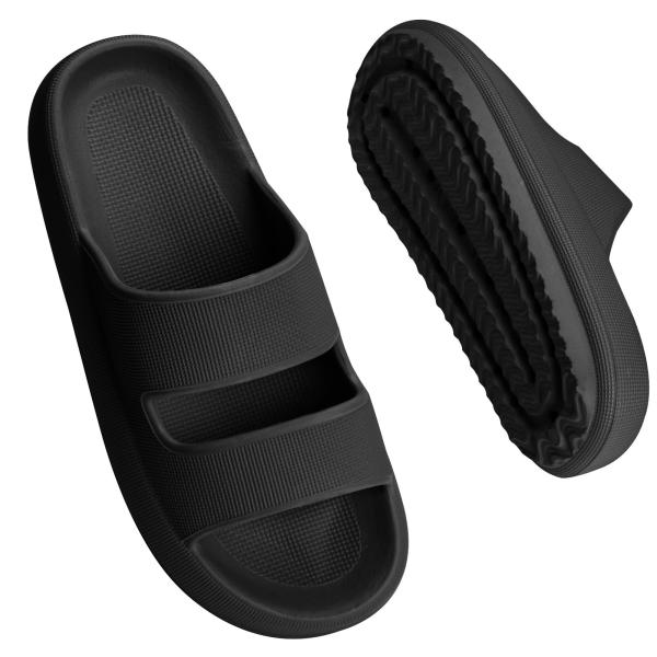 商品名:  Cloud Slippers with Arch Support for Women,Comfy Thick Sole Pillow Slippers Non-Slip Shower Sandals Lightweight Su...