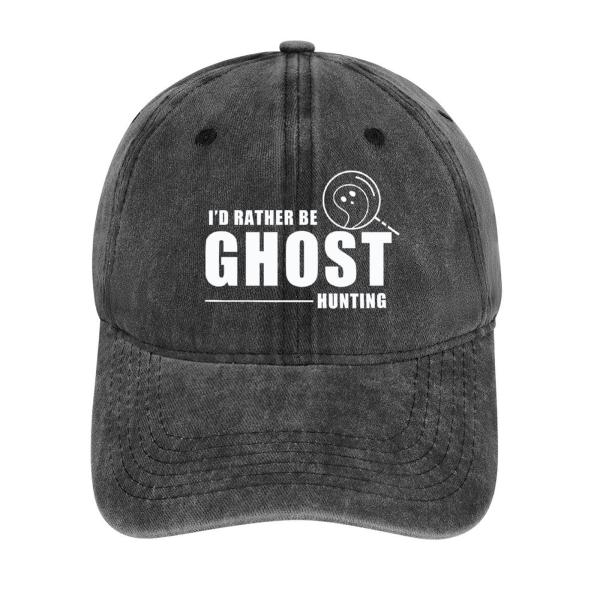 商品名:  Anragon I'd Rather Be Ghost Hunting Hat Halloween Hat Adjustable Hats for Men Baseball Cap Trucker Hats Women Tren...