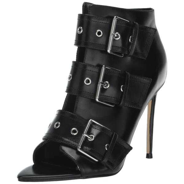 商品名: Steve Madden レディース Maxence ヒールサンダル, ブラックレザー, 24 Steve Madden Women's Maxence Heeled Sandal, Black Leather, 8ブランド: S...