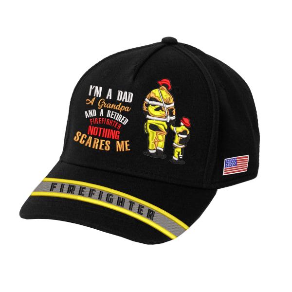 商品名:  I'm A Dad A Granpa and A Retired Firefighter Cap for Men Fireman Dad Hat Gift for Father Blackブランド: Generic商品サイズ: ...