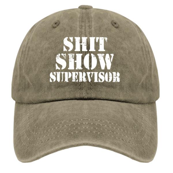 商品名:  ODCRAT Funny Shit show Hat Shit Show Supervisor Baseball Caps for Men Graphic Dad Hats Adjustableブランド: ODCRAT商品サイズ...