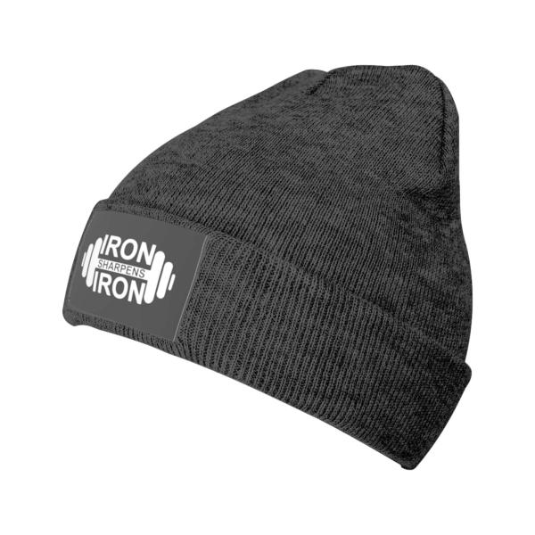 商品名:  ROHKAO Iron Sharpens Iron Beanie Hats Soft Stretch Beanies Cap Winter Warm Mens Woman Fishing Caps Blackブランド: ROHK...