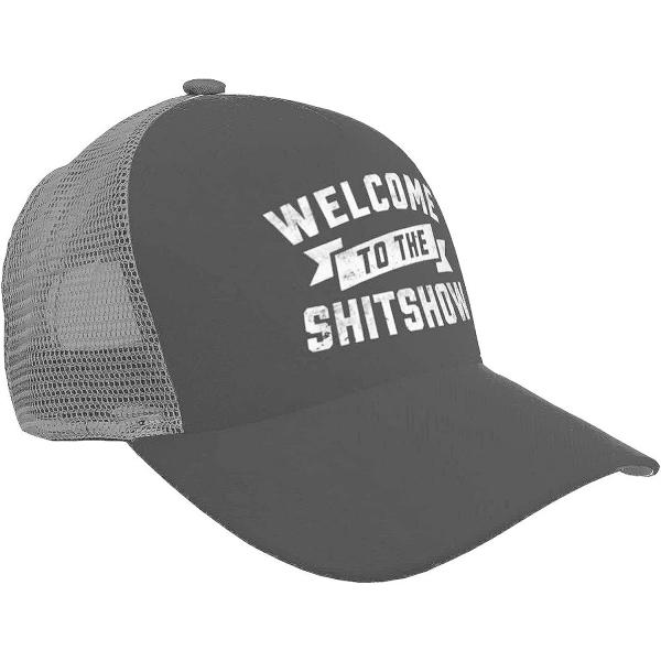 商品名:  Welcome to The Shit Show Mesh Back Trucker Cap Baseball Capブランド: Generic商品サイズ: One Size商品番号: 色: Black素材: Polyester...