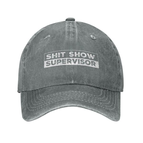 商品名:  LOLPARK Shit Show Supervisor Hat for Women Baseball Hat Fashionable Cap Grayブランド: LOLPARK商品サイズ: One Size高さ: 2.3114...