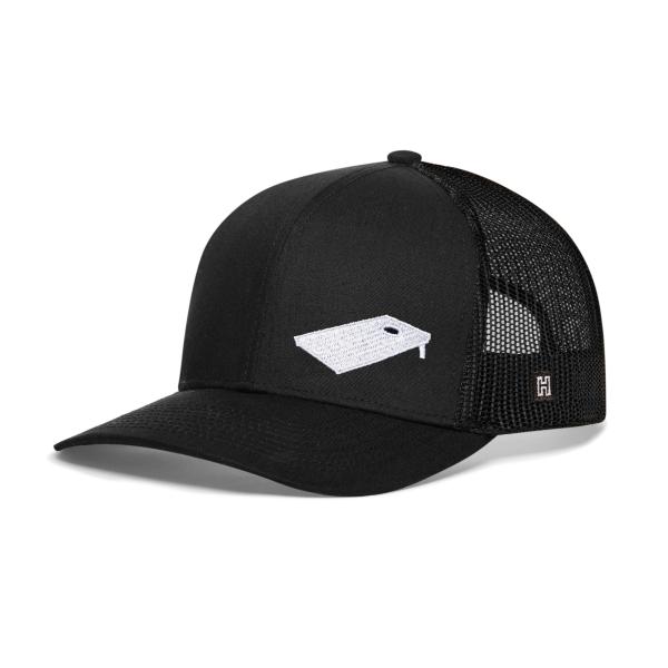 商品名:  HAKA Cornhole Hat ? Bags Trucker Hat for Men &amp; Women, Adjustable Baseball Cap, Mesh Snapback, Outdoor Board Go...