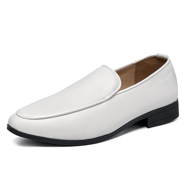 商品名:  UUBARIS Men's Penny Loafers Slip on Leather Dress Shoes Business Formal Shoes Boat Driving Shoes White Size 10ブランド...