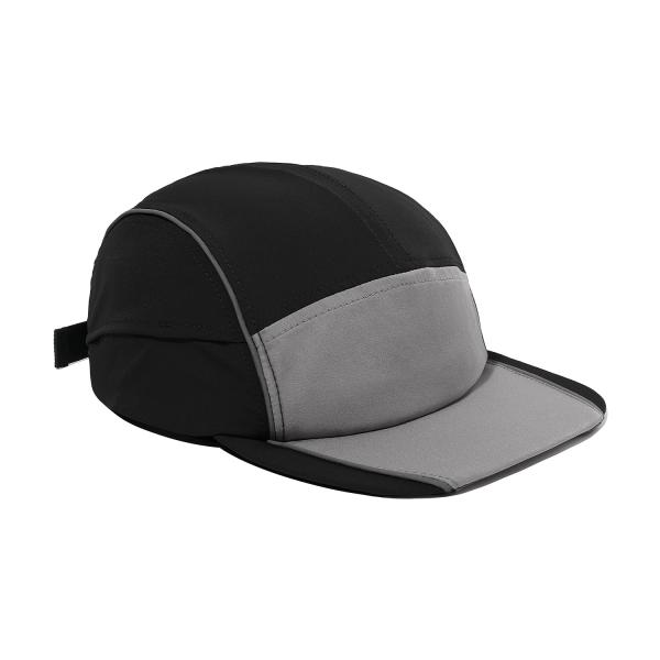 商品名:  Clakllie 5 Panel Hats for Men Flat Brim Baseball Caps Quick Dry Run Hat Reflective Stripe Sports Cap Ultra Thin Um...