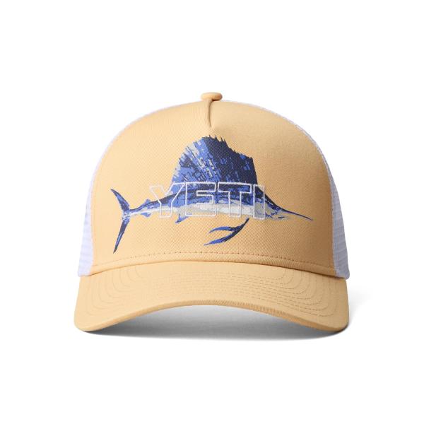商品名:  YETI Sailfish Badge Mid Pro Trucker Hat, Salmonブランド: YETI商品サイズ: One Size高さ: 10.795cm横幅: 21.082cm奥行: 21.463cm重量: 95...