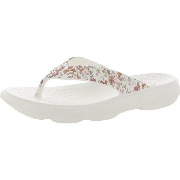 商品名: Ryka レディース Rest Ez クッション付きTバック ビーチサンダル ホワイト 7 M (B、M), ホワイト, 7 Ryka Womens Rest Ez Cushioned Thong Flip-Flops White...