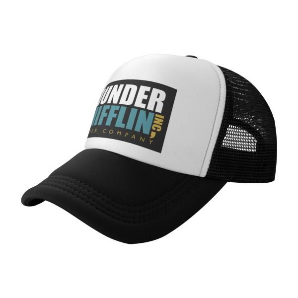 商品名:  Dunder Mifflin Trucker Hat - Mesh Baseball Snapback Cap for Men Or Women Outdoors Blackブランド: Generic高さ: 2.2606cm横幅...