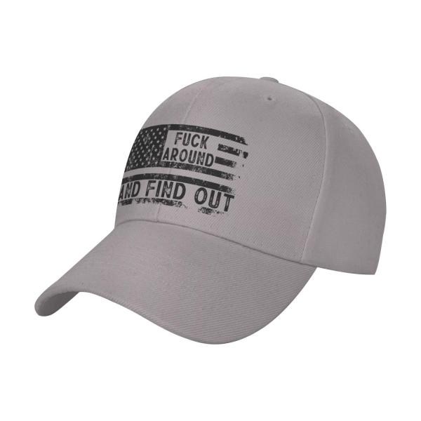 商品名:  YvoneDBrownn Fuck Around and Find Out, Adjustable Baseball Cap for Men and Women - Original Classic Low Profile Da...