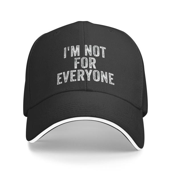 商品名:  I'm Not for Everyone Hat for Men Women Adjustable Baseball Cap Trucker Hat Blackブランド: Gymini商品サイズ: One Size商品番号: 色...