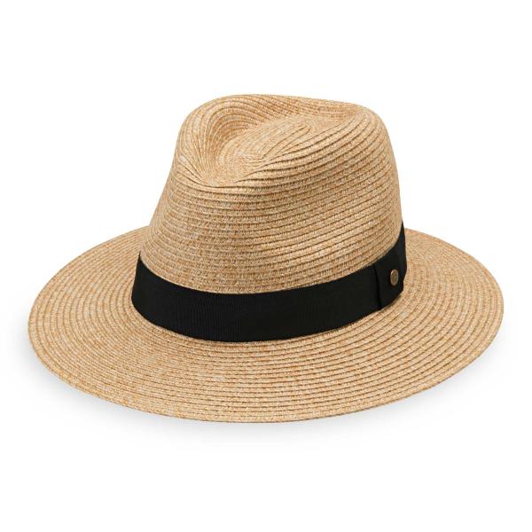 商品名:  Wallaroo Hat Company Women’s Petite Palm Beach Fedora ? UPF 50+ Sun Protection, Packable, Adjustable Sizing for Sm...