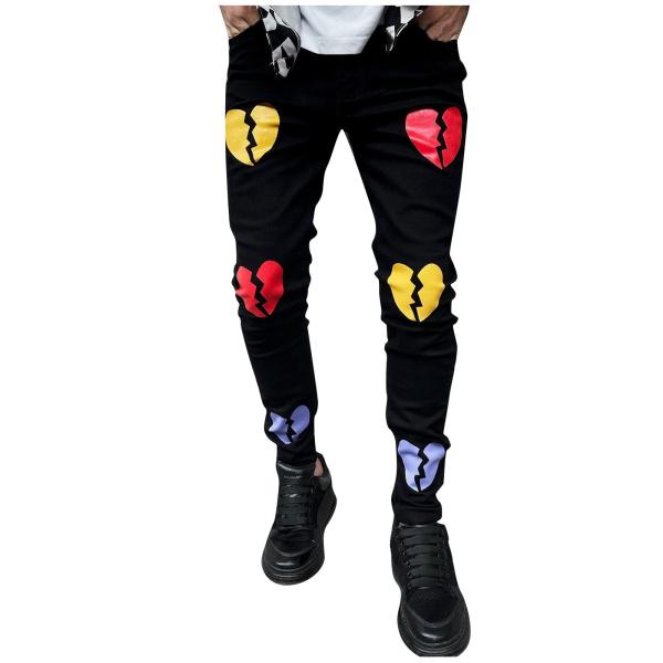 商品名:  RTRDE Mens Jeans, Slim Fit Jeans Men's Relaxed Fit Stretch Skinny Jeans for Men Stretch Graphic Print Jeans Fit Ca...