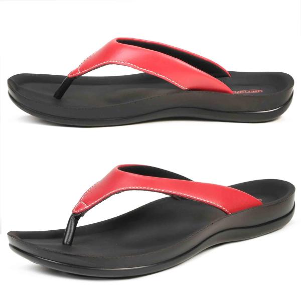 商品名: AEROTHOTIC Amicia Comfortable Arch Support Flip Flop Sandals For Women (10, Amicia Red, numeric_10) AEROTHOTIC Amic...