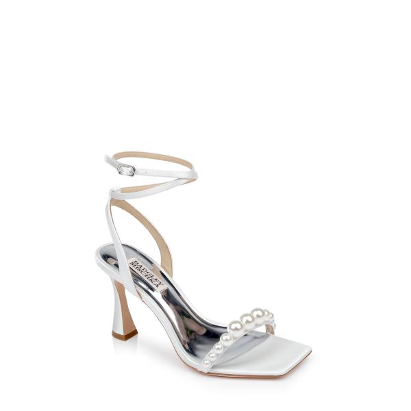 商品名: Badgley Mischka レディース Cailey ヒールサンダル, ソフトホワイト, 9.5 Badgley Mischka Women's Cailey Heeled Sandal, Soft White, 9.5ブラン...