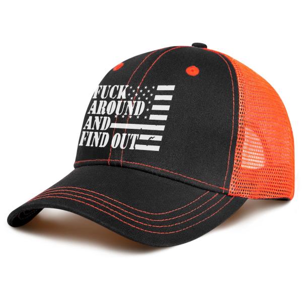 商品名:  Supload Fuck Around and Find Out Hat Fuck Around and Find Out Cap Black Mesh Baseball Cap Golf Hat Funnyブランド: Supl...