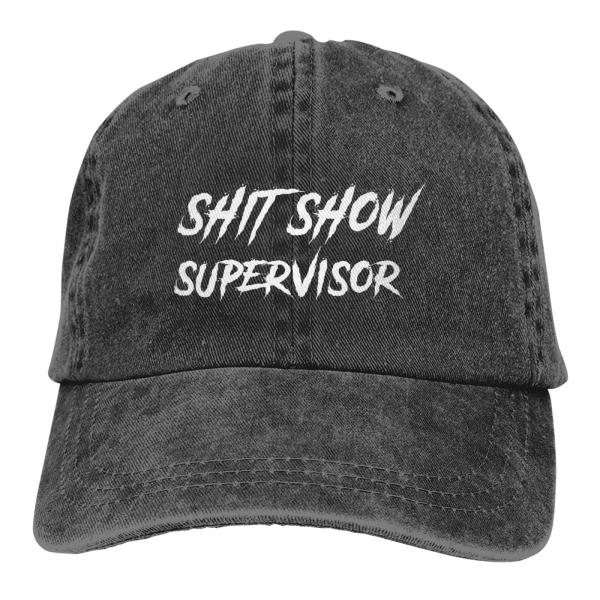 商品名:  Baseball Cap Women Shit Show Supervisor Sports Caps for Men's Shit Show Vintage Cap Blackブランド: Rrgear商品サイズ: One Si...
