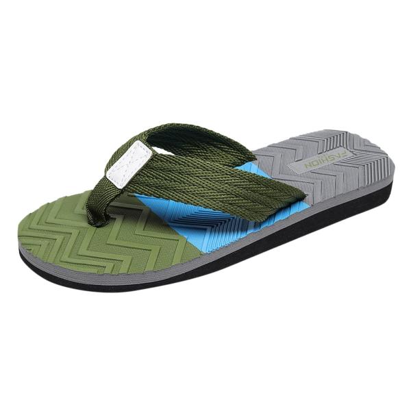 商品名:  Men's Flip Flops Size 14 Wide Flop Fashion Sandals Slide Sandals Beach Slippers Flip Slip (Green, 8.5)ブランド: Generi...