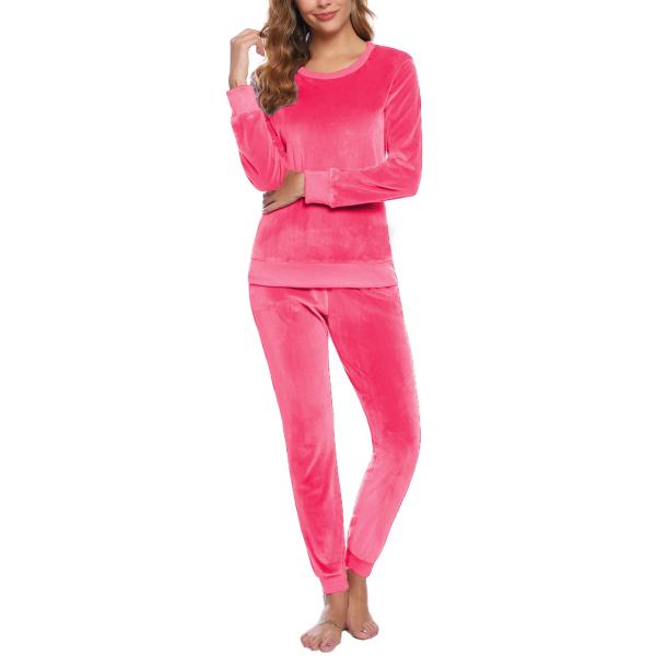 商品名:  Totatuit Sweatsuit for Women 2 Piece, Crewneck Velour Tracksuit Long Sleeve Pullover Top and Pants Leopard Print P...