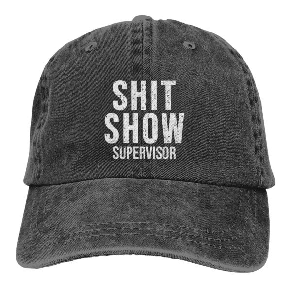 商品名:  Womens Baseball Caps Shit Show Supervisor Sport Caps for Men's Ball Hat Trendy Shit Show Lids Cap Blackブランド: ZOfti...