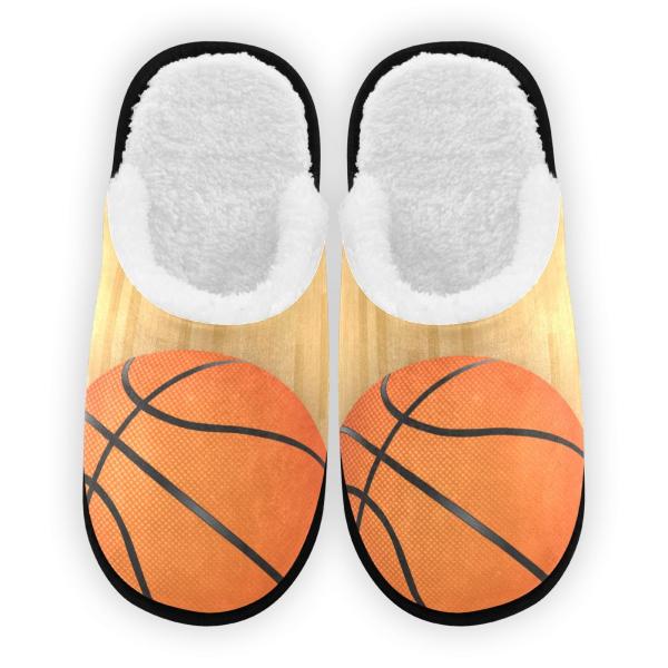 商品名:  Glaphy Basketball Court with Basketball Slippers Memory Foam Non-Slip Indoor House Slippers Bedroom Hotel Travel H...