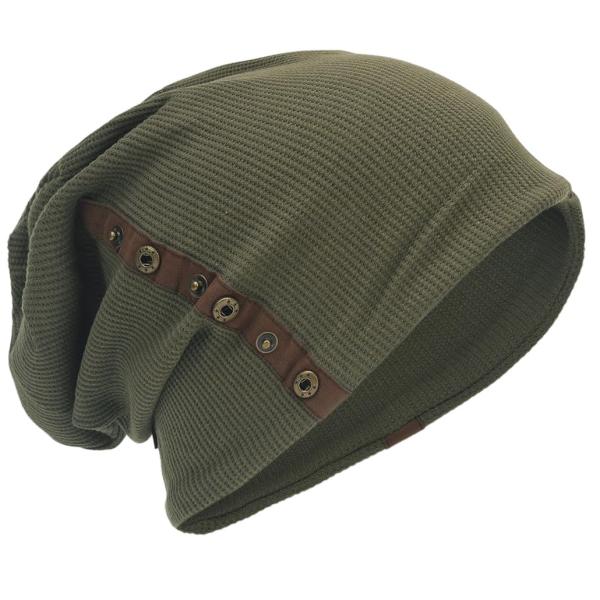 商品名:  Winter Slouchy Knit Beanie Hat - Warm &amp; Soft Cold Weather Funky Skull Cap(B020-Green)ブランド: Wimdream商品サイズ: One ...