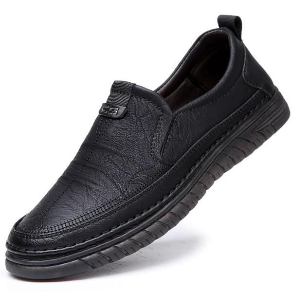 商品名:  Handmade Leather Shoes| Business, Casual, Soft Bottom Loafers, Driving Flat Shoes, Moccasins Slip On (Black,40)ブラン...
