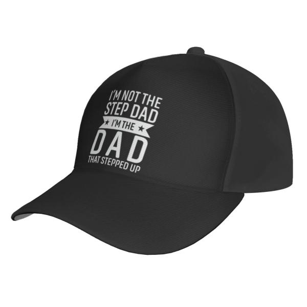 商品名:  IMEEGIEN Im Not The Step Dad Im The Dad That Stepped Up Baseball Cap for Men Women Adjustable Dad Hat Outdoor Casu...
