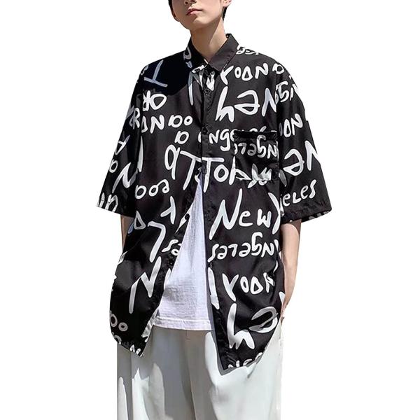 商品名:  Paisley Button Down Shirt Summer Short Sleeve Button Up Shirts Mens Linen Overshirt Beige Short Sleeve Button Up W...