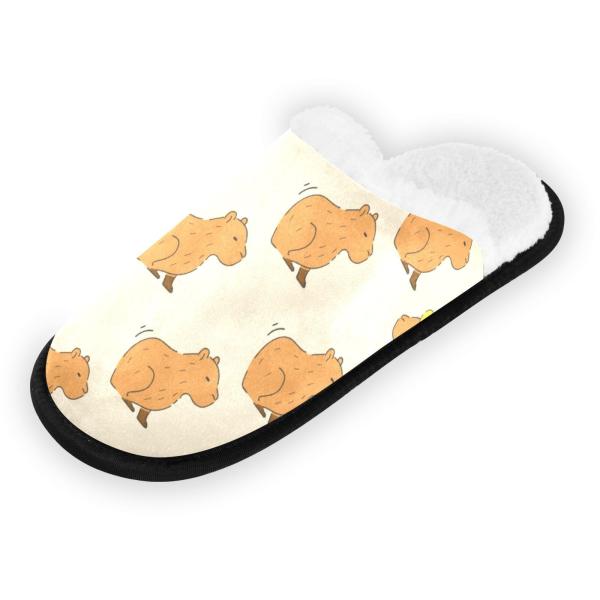 商品名:  Glaphy Cute Capybara Pattern Slippers Memory Foam Non-Slip Indoor House Slippers Bedroom Hotel Home Shoes for Wome...