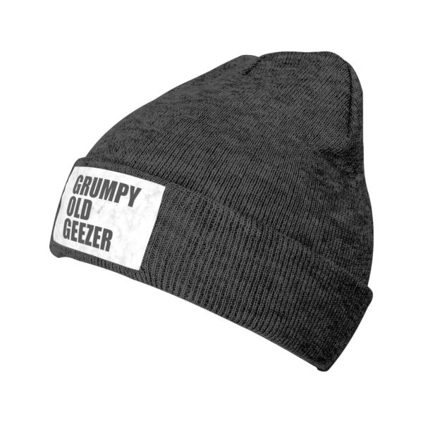 商品名:  YvoneDBrownn Vintage Grumpy Old Geezer Knit Beanie Hats for Women Men - Warm Cozy Winter Hats,Cuffed Skull Cap Bla...