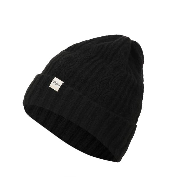 商品名:  Okjew Men's Knit Cuffed Beanie Women's Cuffed Knitted Hat (Black)ブランド: Okjew商品サイズ: Large高さ: 21.4122cm横幅: 20.701cm奥...