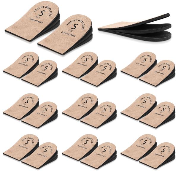 商品名:  Panitay 10 Pair Adjustable Orthopedic Heel Lift Height Increase Insole Orthopedic Shoe Lifts Men Women Heel Lifts ...