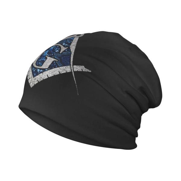 商品名:  Beanie,Free Mason Masonic Blue African Print Compass Beanie Hat Men Skull Cap Women Slouchy Hat Hedging Hat Blackブ...