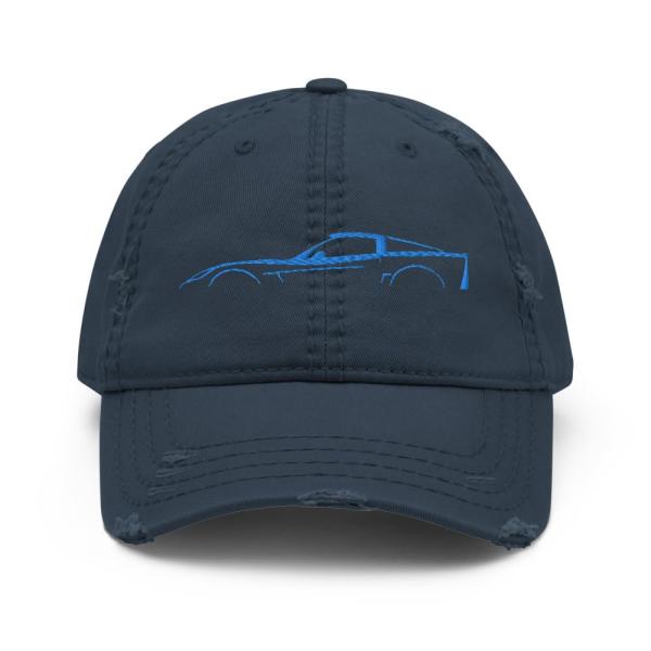 商品名:  JG Infinite Blue Corvette C6 Outline 6th Gen Vette Owner Distressed Dad Hatブランド: JG Infinite商品サイズ: One Size重量: 82g...