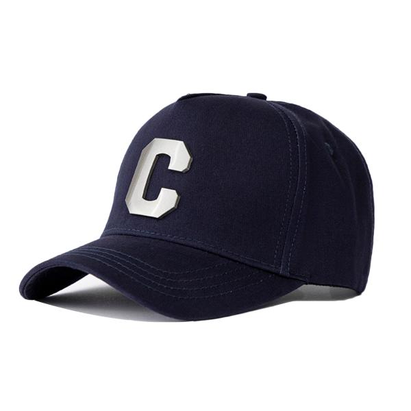 商品名:  5 Panels High Crown Baseball Cap Mens Plus Size Deepen Metal C Snapback Caps Casual Cotton Travel Sun Trucker Hat ...