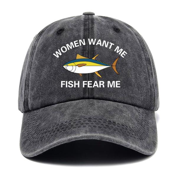 商品名:  Women Want Me Fish Fear Me,Funny Baseball Cap,Fishing Baseball Cap,Gifts for Fishing Lover,Adjustable Cotton Baseb...