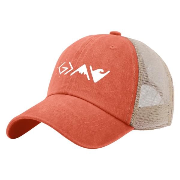 商品名:  Philysonic Dad Hat God is Greater Than The Highs and Lows Hat Trucker Hat Women Trendy Mesh Baseball Cap for Summe...