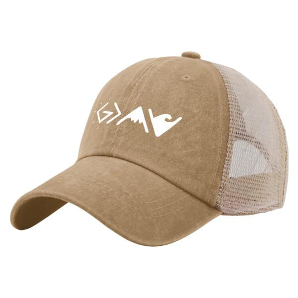 商品名:  Philysonic Dad Hat God is Greater Than The Highs and Lows Trucker Hat Women Trendy Mesh Cap for Summer Khakiブランド: ...