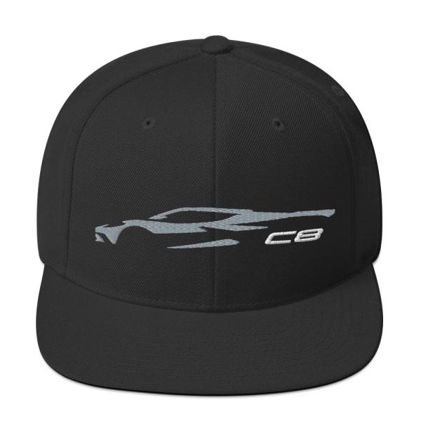 商品名:  Corvette C8 Outline Silhouette Gray Silver Vette Owner Snapback Hatブランド: JG Infinite商品サイズ: One Size重量: 113g商品番号: P...