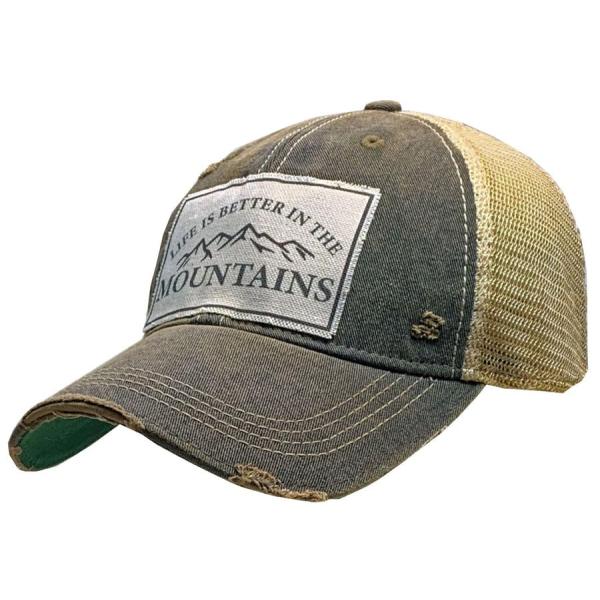 商品名: Vintage Life is Better in The Mountains キャップ ブラック, ブラック, One Size VINTAGE LIFE "Life is Better in The Mountains Dis...