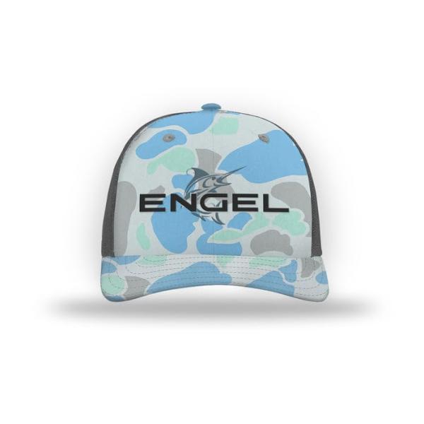 商品名:  ENGEL Saltwater Camo &amp; Charcoal 112 Trucker Cap by Richardson Sports Sailfish Embroideryブランド: ENGEL商品サイズ: 7 3/...