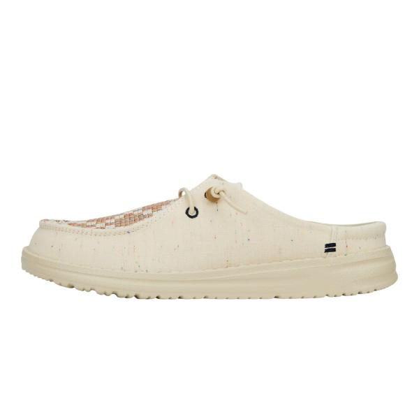 商品名:  Hey Dude Wendy Slip Classic Natural/Multi Size W5 | Women's Shoes | Women's Slip On Loafers | Comfortable &amp; Li...