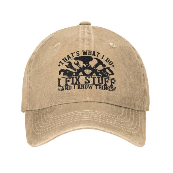 商品名:  I Fix Stuff and I Know Things Hat I Fix Stuff and I Know Things Shirt Funny Caps for Men Giftブランド: ZEA MOND商品サイズ: ...