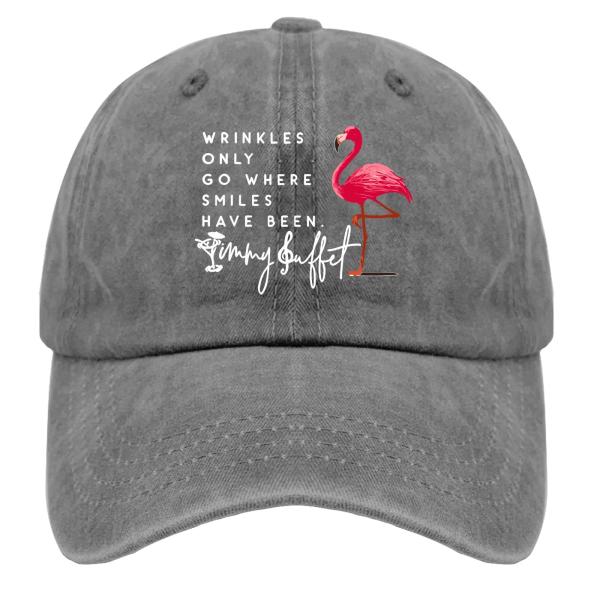 商品名:  Wrinkles Only Go Where Smiles Have Been Hats for Men Jimmy Music Buffett Accessories Baseball Caps Stylish Washedブ...