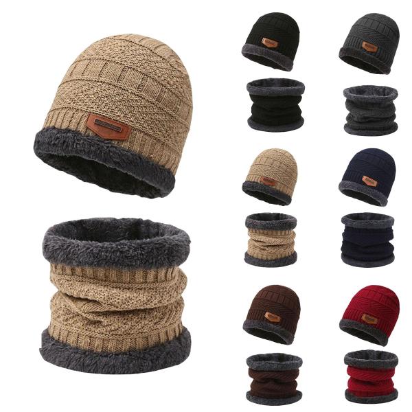 商品名:  Winter Beanie Hat Scarf Gloves, Warm Fleece Knit Winter Hats Touch Screen Gloves Neck Scarf Set Winter Gifts for W...