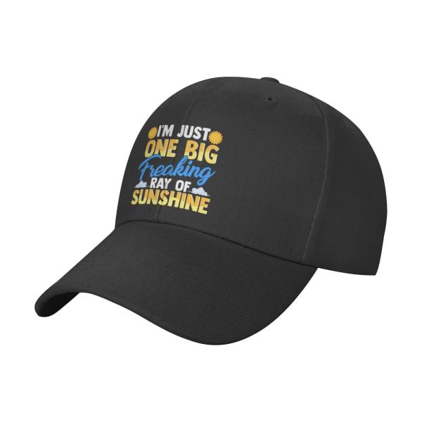 商品名:  CONFORTRIDE I'm Just A Freaking Ray of Sunshine,Funny Baseball Cap Plain Trucker Hat Fitted Dad Hat for Men Womenブ...