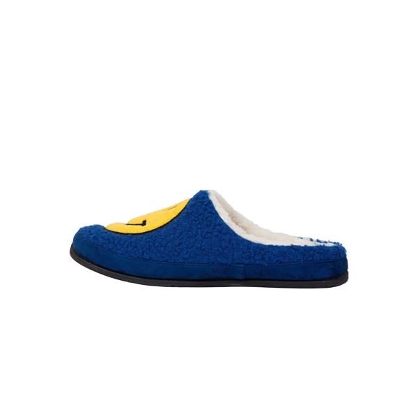 商品名: DEER STAGS メンズ ブルースマイリーフェイス クッションラウンドトゥ スリッポン スリッパ UKサイズ 8、ブルー、9.5, ブルー, 9.5 Deer Stags Mens Smiley Faux Fur Outdoo...