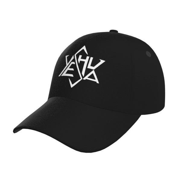 商品名:  vroos Yeshua Star of David Baseball Cap Adjustable Trendy Curved Brim Baseball Hat for Men Women Blackブランド: vroos商...